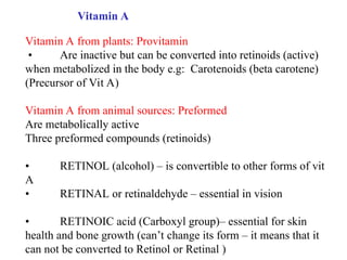 Vitamin A Biochemistry. deficiency and toxicity.ppt