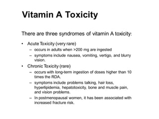 Vitamin A Biochemistry. deficiency and toxicity.ppt
