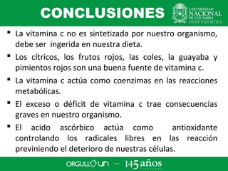 Vitamina c bioquimica | PPT
