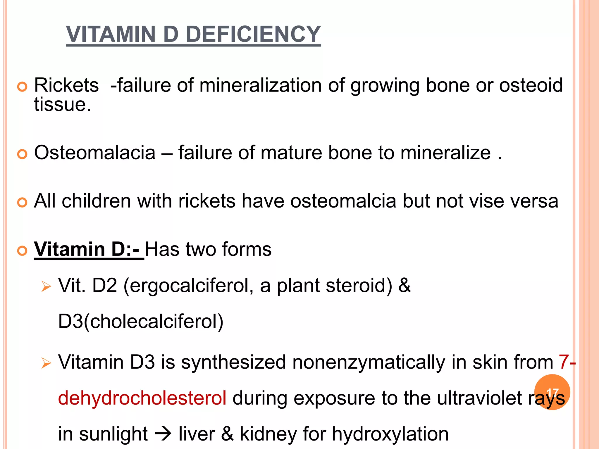 VITAMIN A & D DEFICIENCY S.ppt