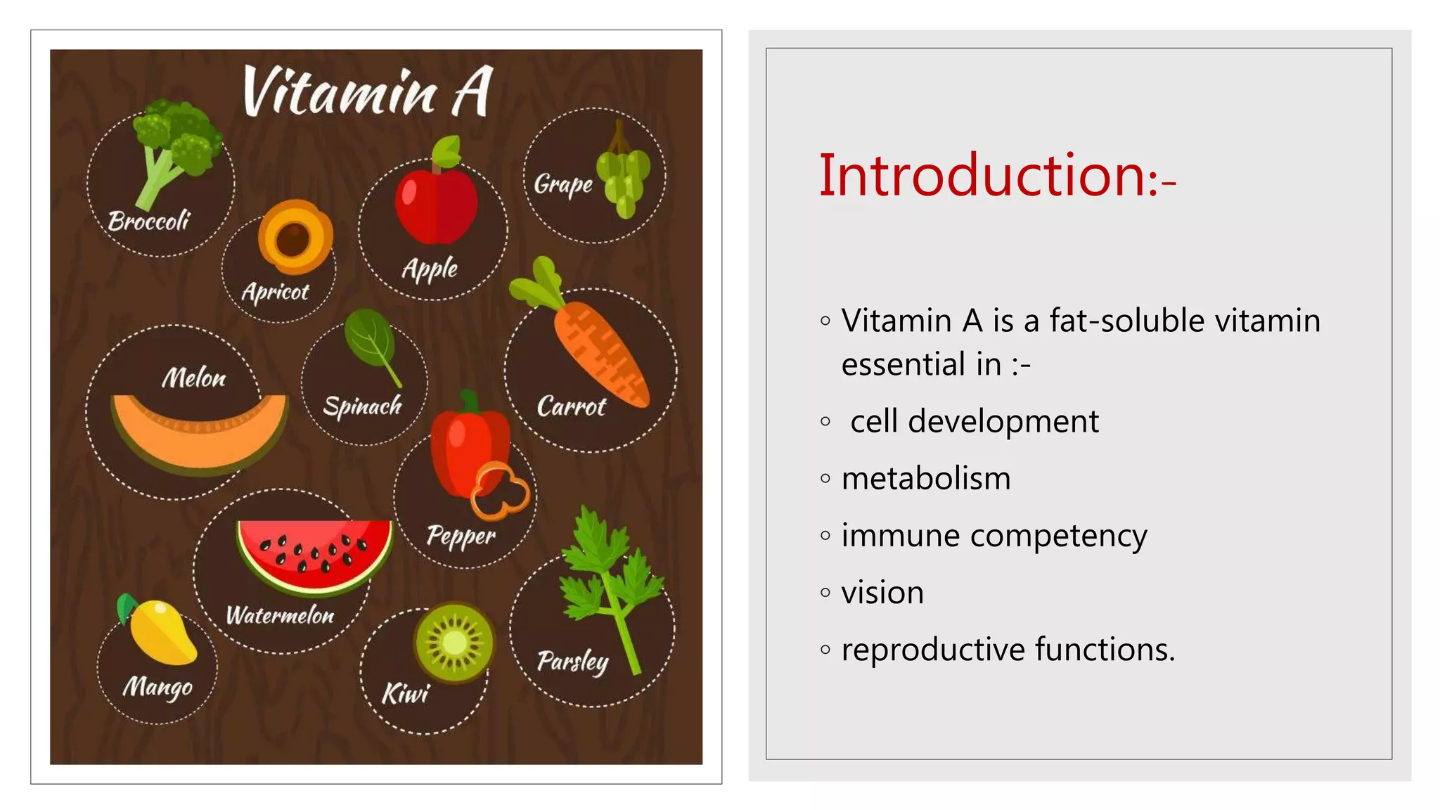 Vitamin a deficiency | PPTX | Nutrition | Healthy Living