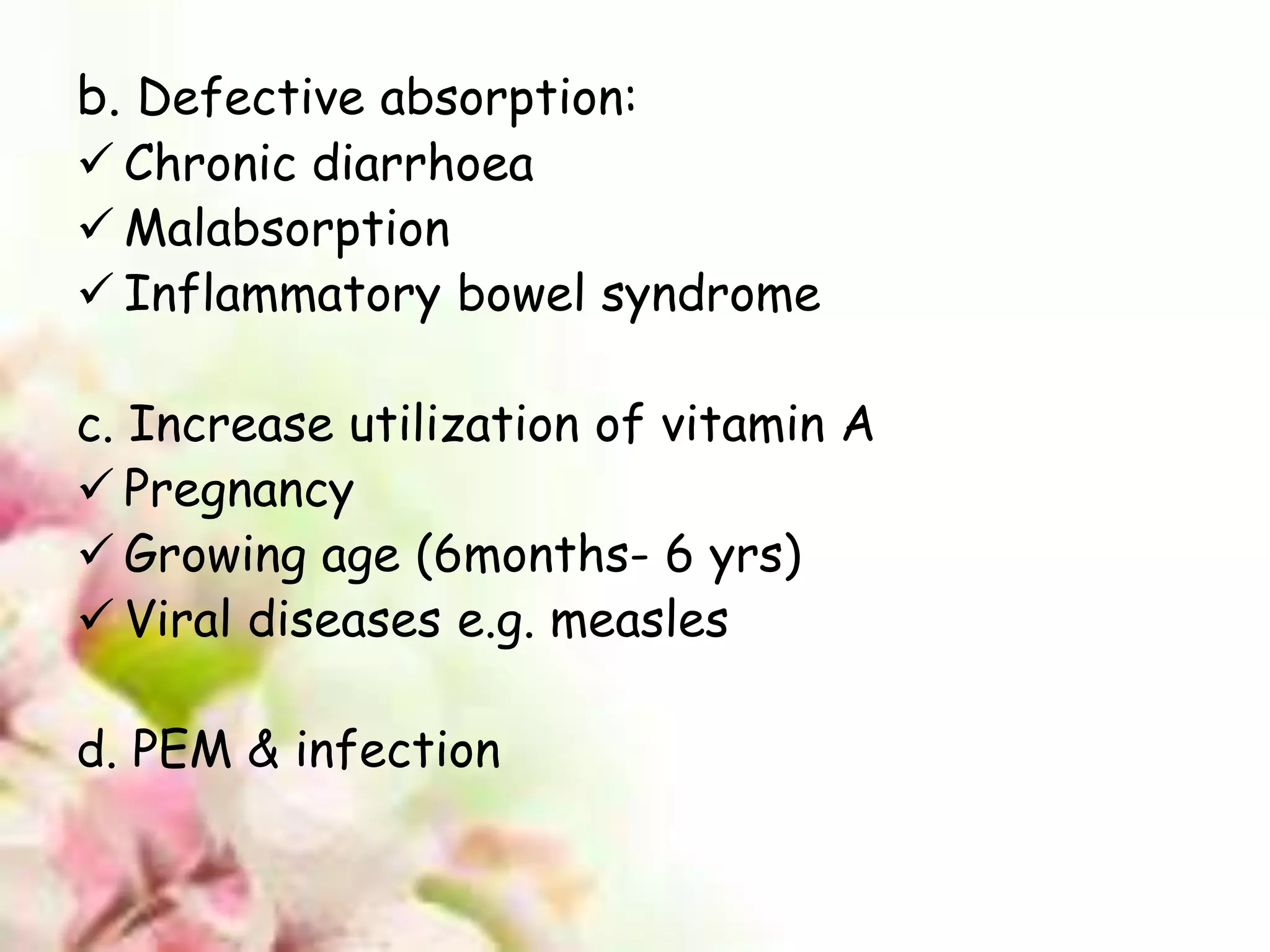 Vitamin a deficiency disorder | PPTX