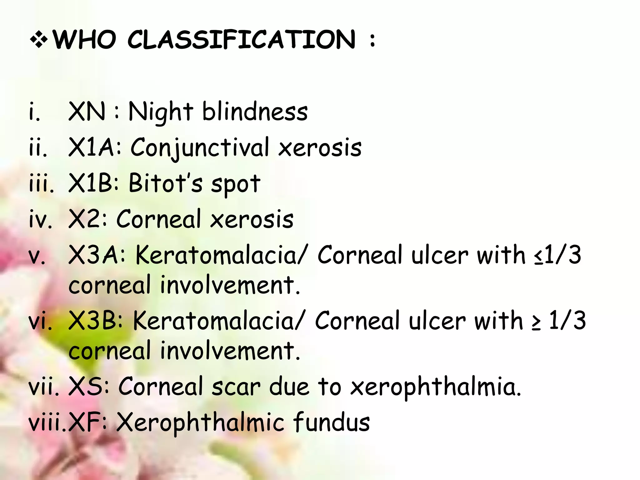 Vitamin a deficiency disorder | PPTX