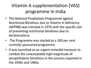 Vitamin A prophylaxis programme | PDF