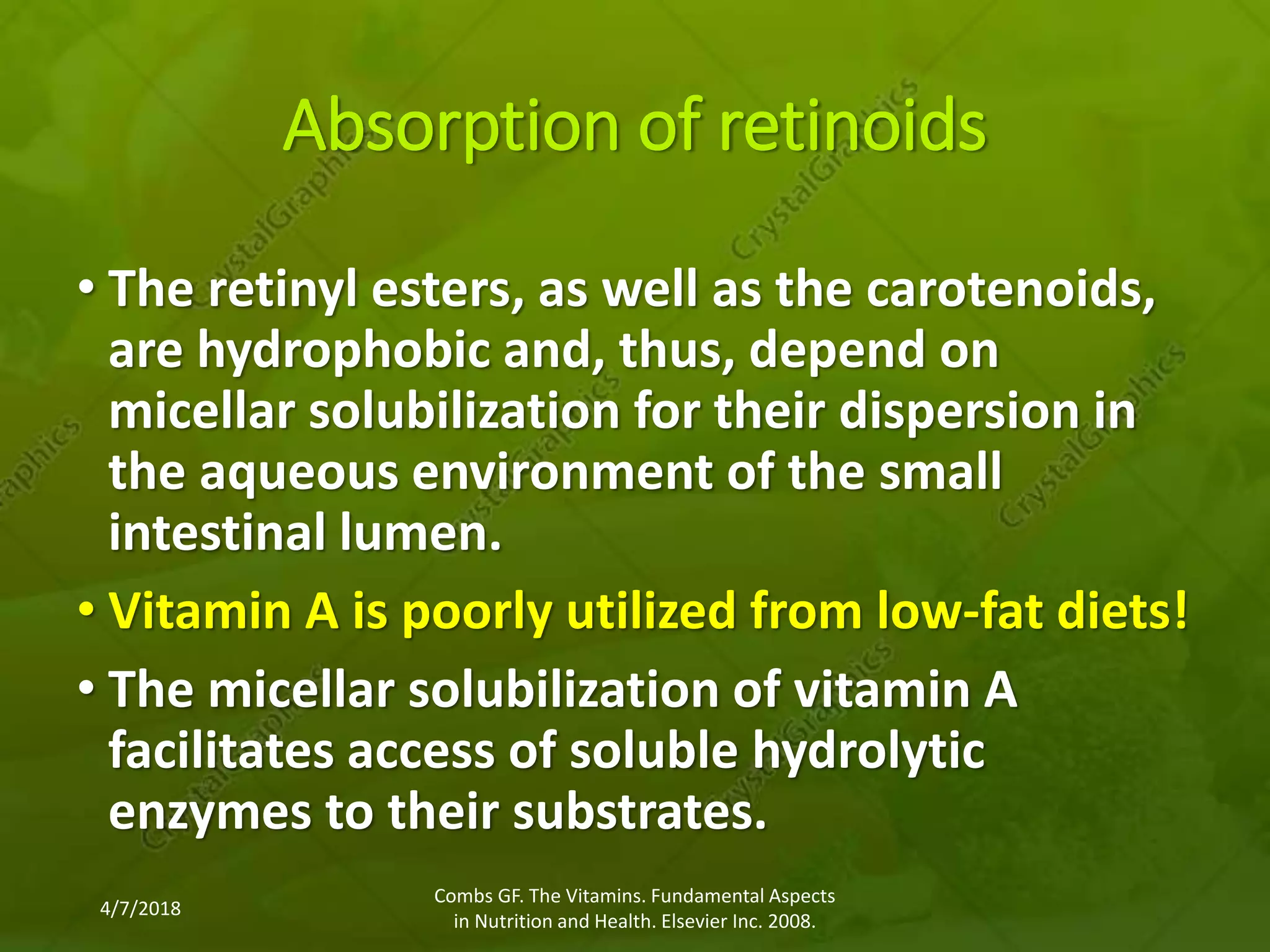 Vitamin A metabolism | PPSX
