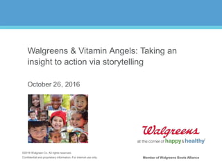 Walgreens' Vitamin Angles Content Marketing | PPTX