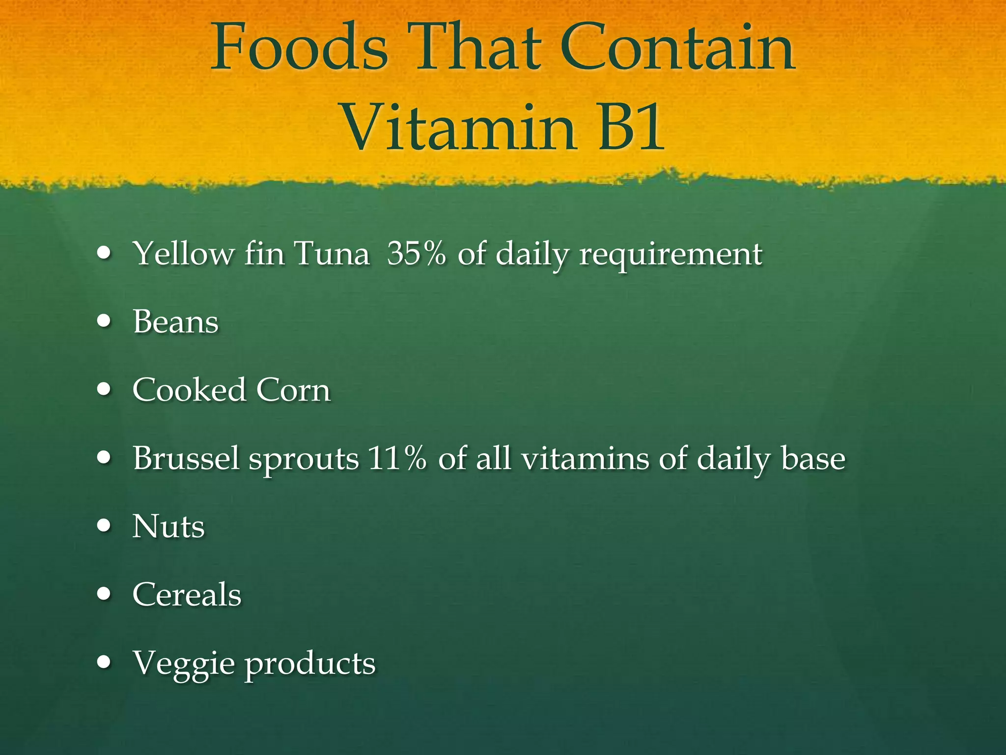 Vitamin b1 | PPTX
