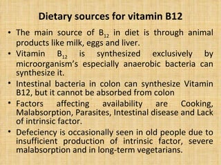 Vitamin B12 | PPT | Blood Disorders | Diseases and Conditions