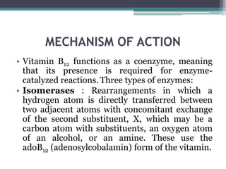 Vitamin b12 | PPTX