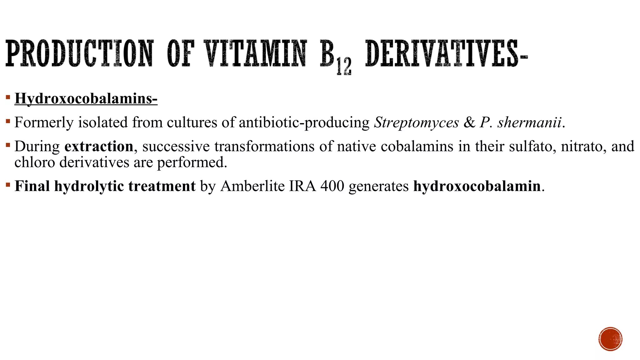 Large Scale Fermentation of Vitamin B12 | PPT | Nutrition | Healthy Living