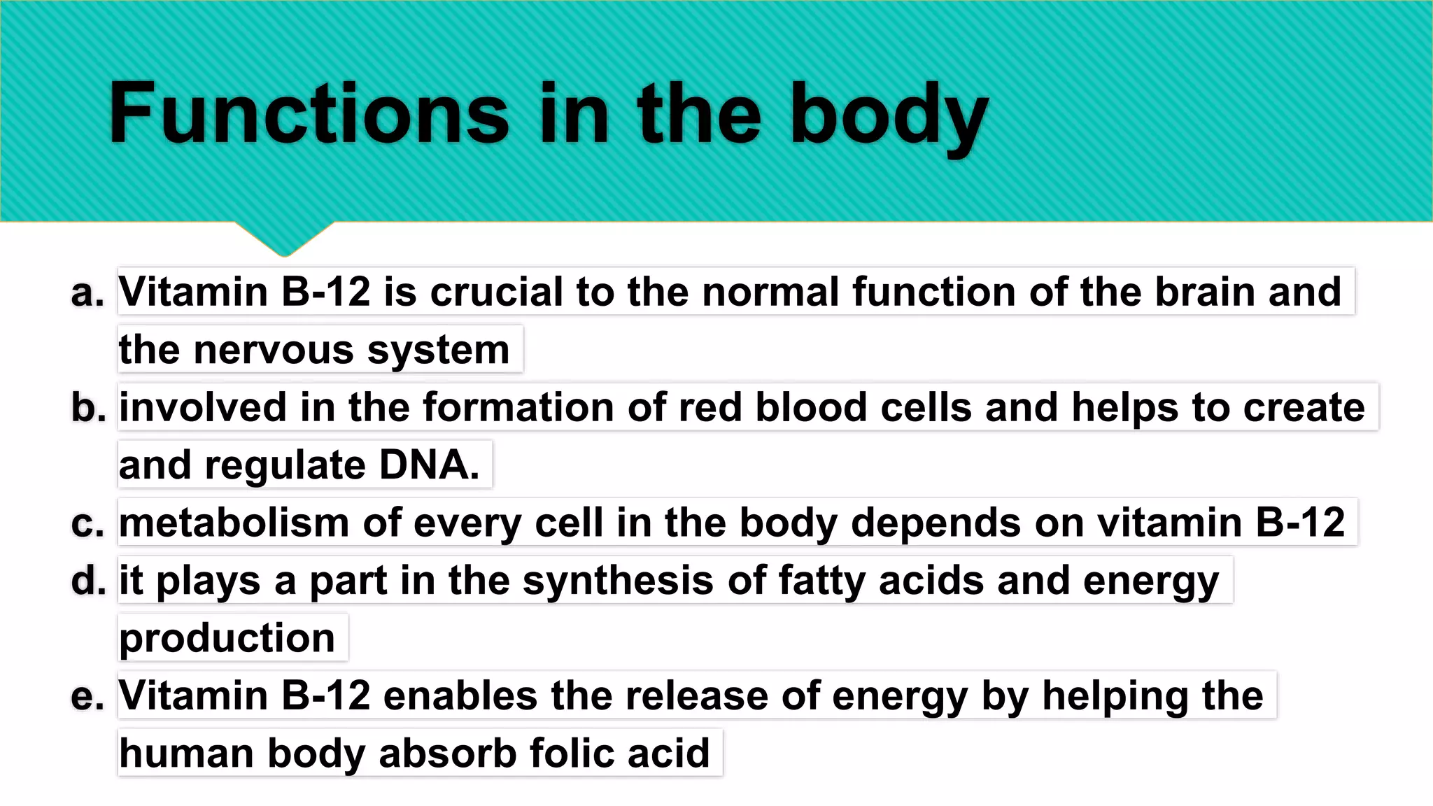 Vitamin b12 | PPTX