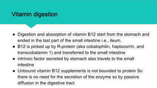 Vitamin b12 | PPTX