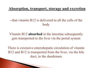 Vitamin B12 human Nutrition and dietetics | PPTX