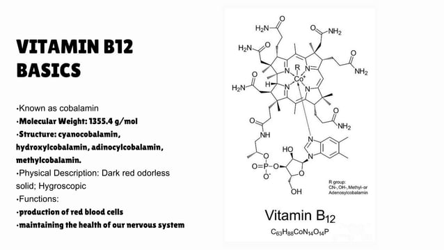 Vitamin B12 Biochemistry.pptx