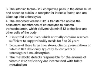 vitamin b12 deficiency in clinical practicepptx | PPTX