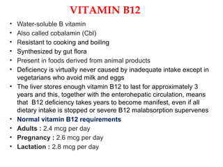 vitamin b12 deficiency in clinical practicepptx | PPTX