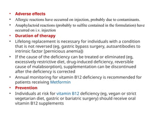 vitamin b12 deficiency in clinical practicepptx | PPTX