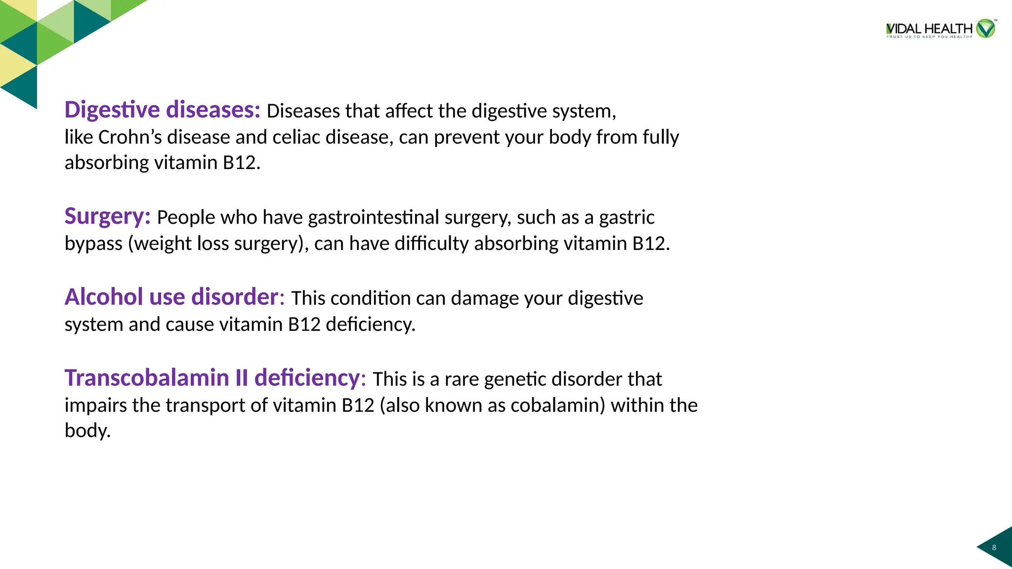 Vitamin B12 deficiency and importance.pptx
