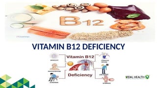 Vitamin B12 deficiency and importance.pptx