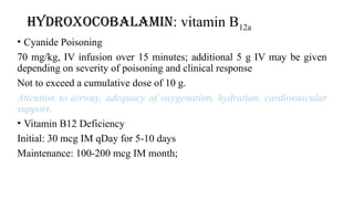 VITAMIN B12 - DEFICIENCY AND TREATMENT PPT.pptx