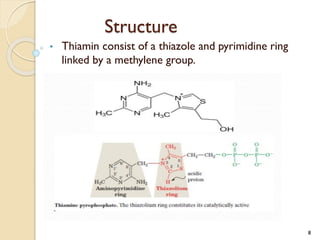 Vitamin b1(thiamin) bch 628 (advanced nutritional biochemistry) | PPT