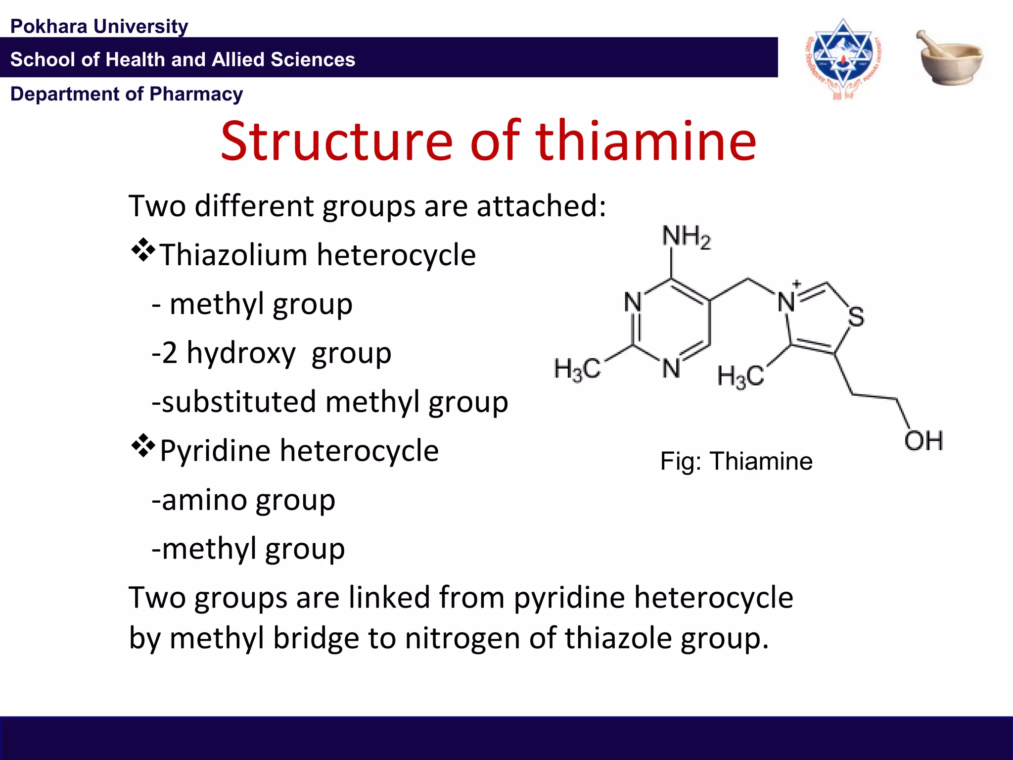 Vitamin b1(thiamine) and beriberi | PPT