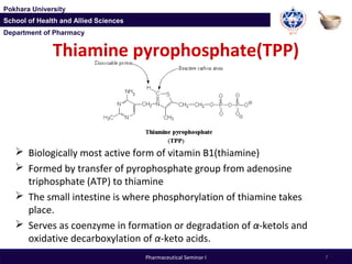Vitamin b1(thiamine) and beriberi | PPT