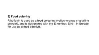 vitamin b2 (1).pptx it is about vitamin b2 which is riboflavin | PPTX