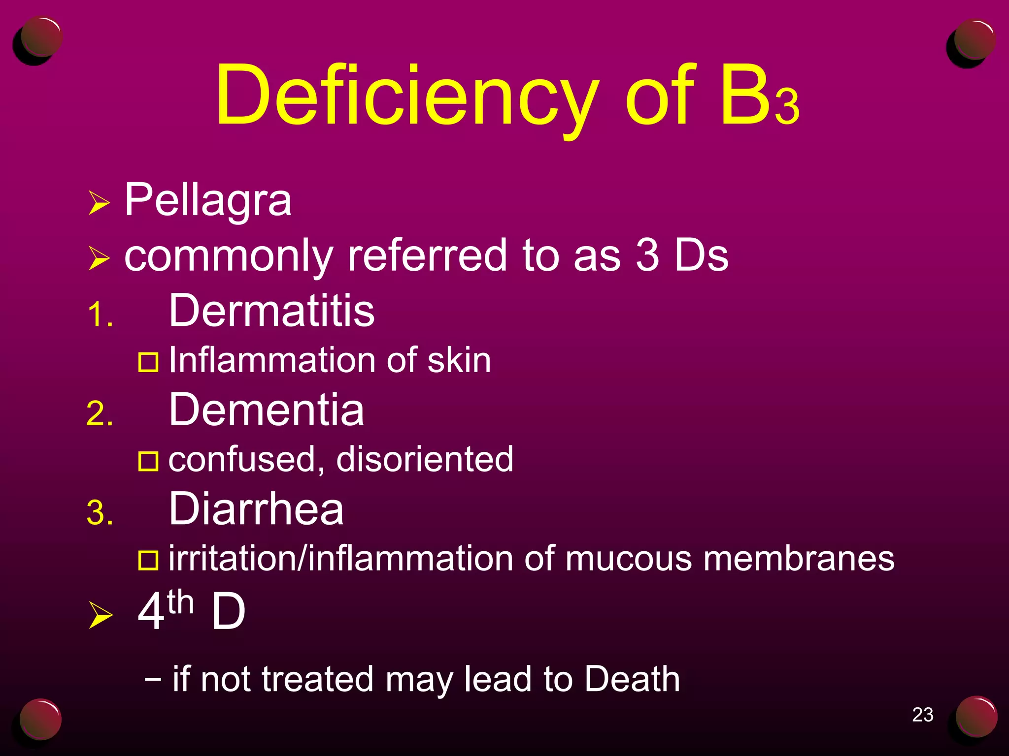 Vitamin B3 Niacin | PPTX