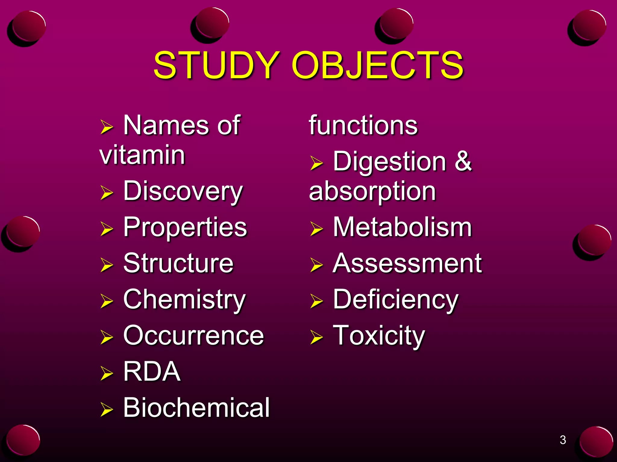 Vitamin B3 Niacin | PPTX