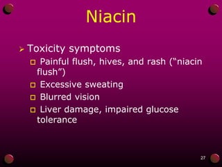 Vitamin B3 Niacin | PPTX