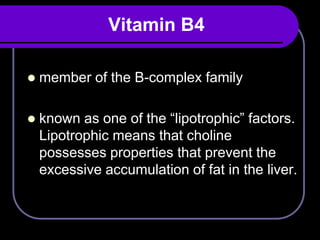 Vitamin B4 | PPSX