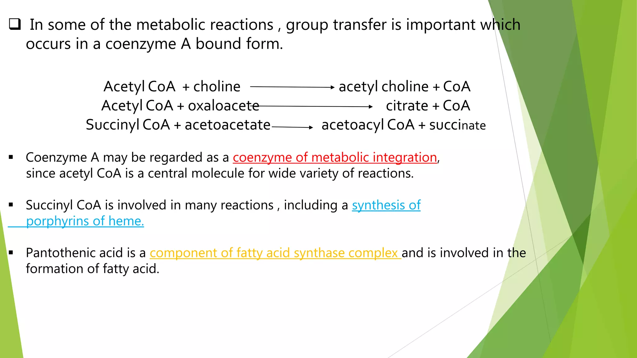 Vitamin b5, pantothenic acid | PPTX