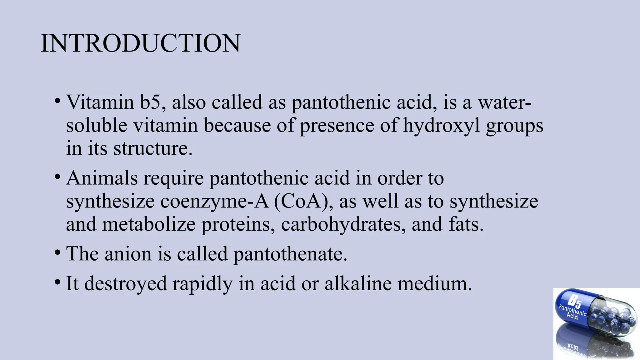 Vitamin B5_Pantothenic Acid Presentation by Ms. Nida Khan.pptx