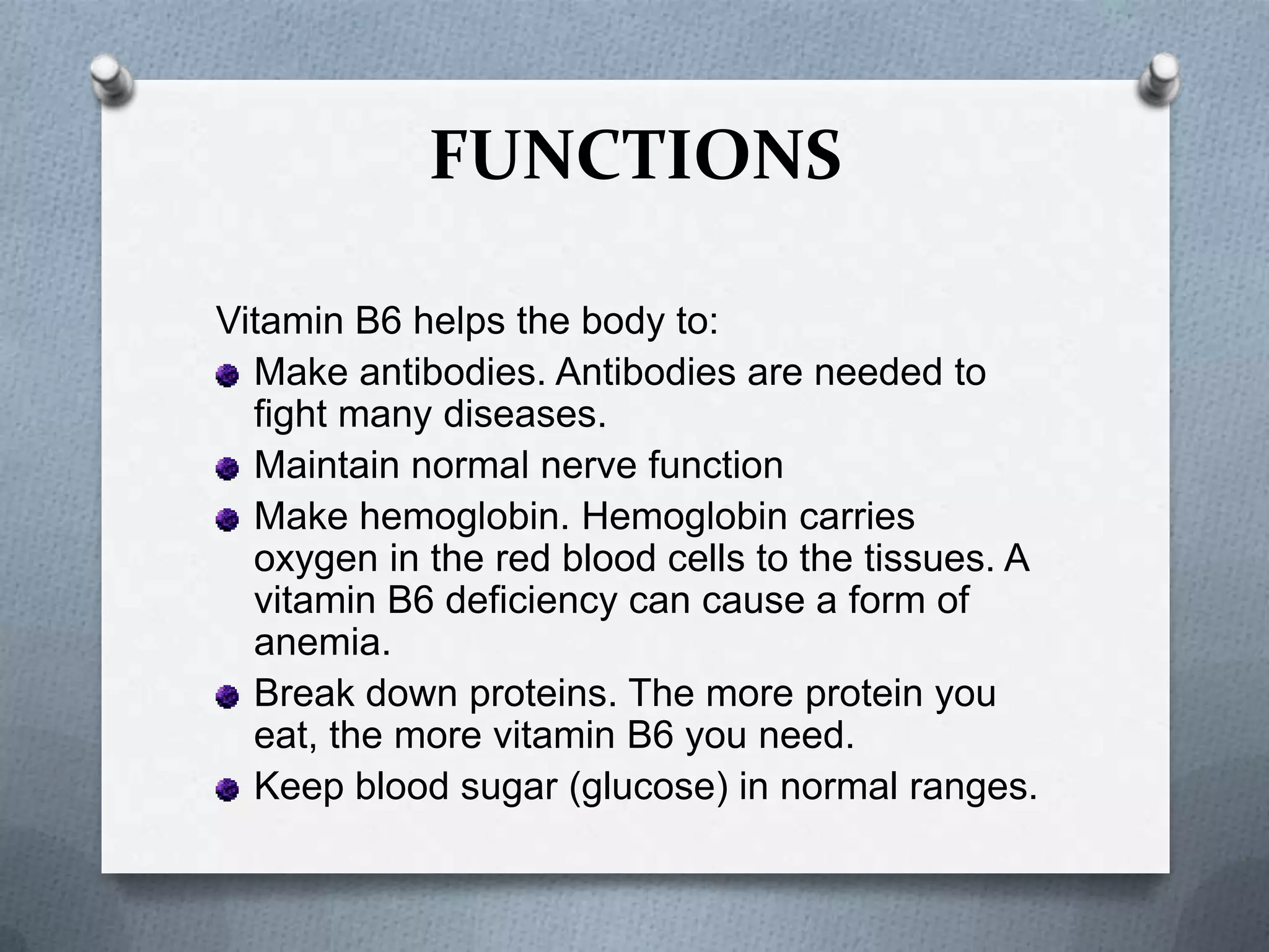 Vitamin b6 | PPTX