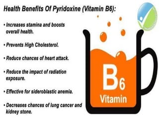 vitaminb6-Final .Vitamins are non nutrient chemical substance | PPT