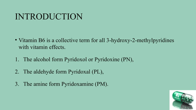 Vitamin B6_Pyridoxin Presentation by Ms. Nida Khan.pptx