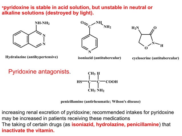 VITAMIN B6 [MEDICINAL CHEMISTRY] BY P.RAVISANKAR. SOURCES,STRUCTURES OF ...