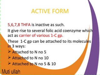 Vitamin b7(biotin) and vitamin b 9(FOLATE) final | PPT