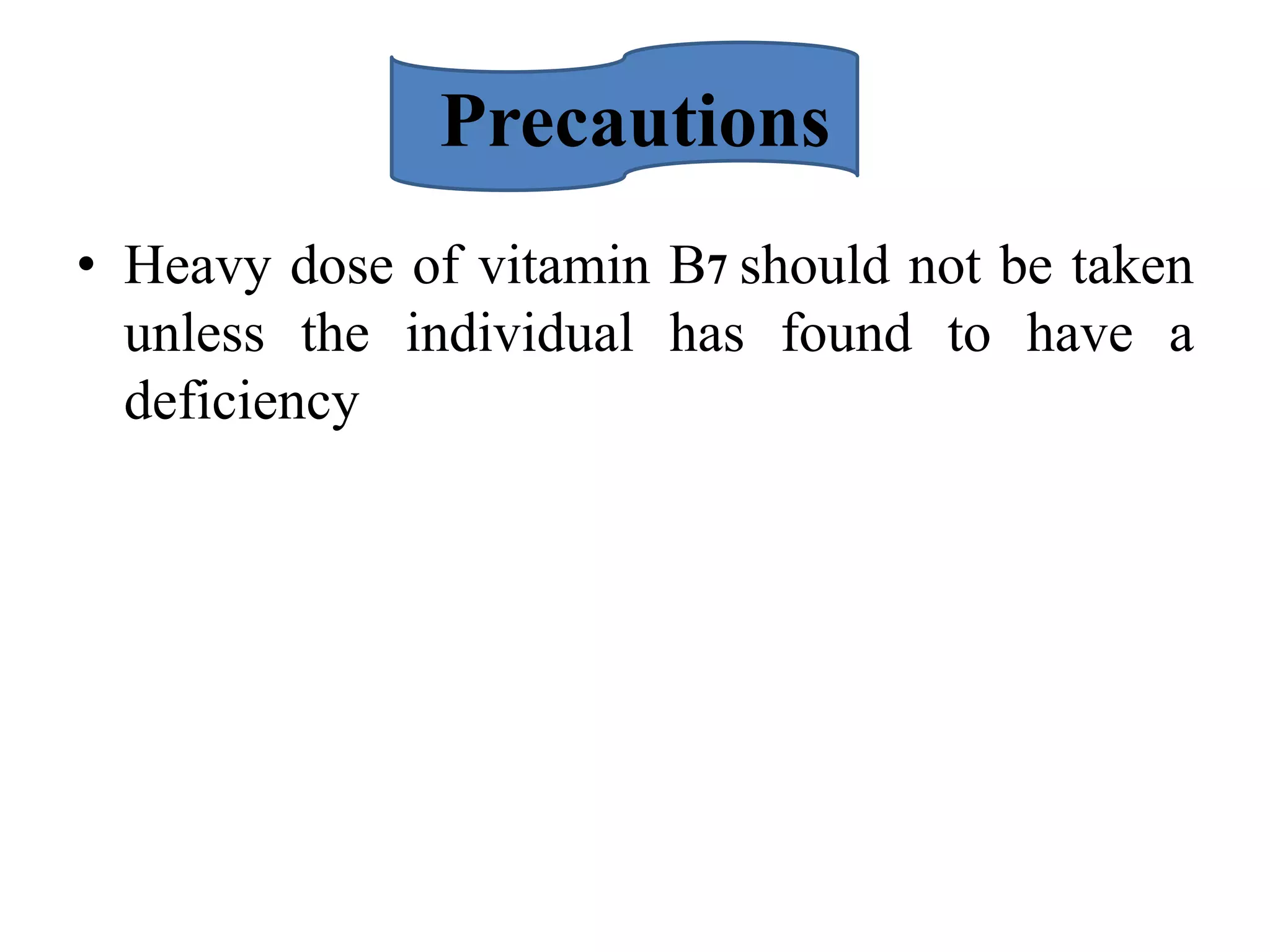 Vitamin b7 or biotin | PPTX