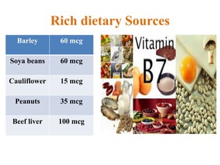 Vitamin b7 or biotin | PPTX