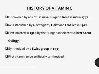 Vitamin c | PPTX