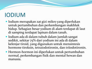 PPT Biokimia: Vitamin C, Iodium, Zat Besi | PPTX