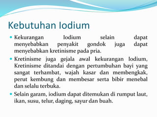 PPT Biokimia: Vitamin C, Iodium, Zat Besi | PPTX