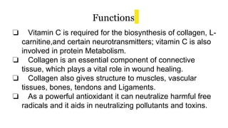 Presentation on Vitamin C | PPTX