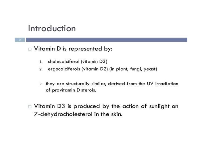 Vitamin D Essential for Life A Lecture By Allah Dad Khan | PPTX