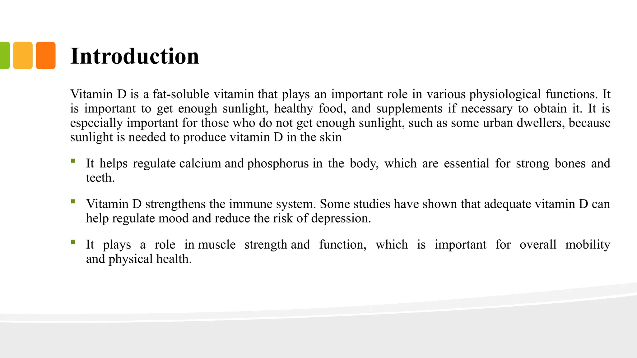 Vitamin D: Types, Sources, and the Consequences of Deficiency | PPTX