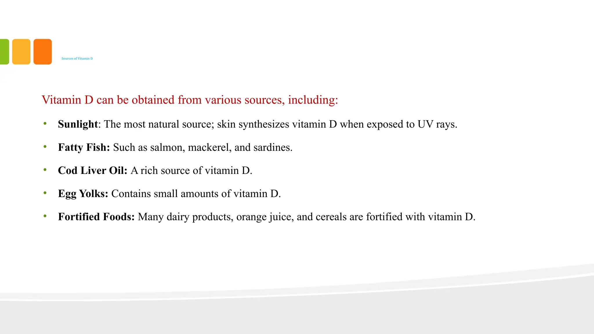 Vitamin D: Types, Sources, and the Consequences of Deficiency | PPTX