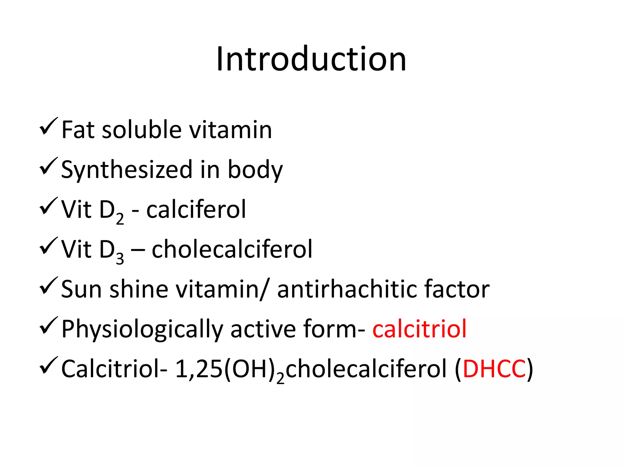 Vitamin d3 | PPTX