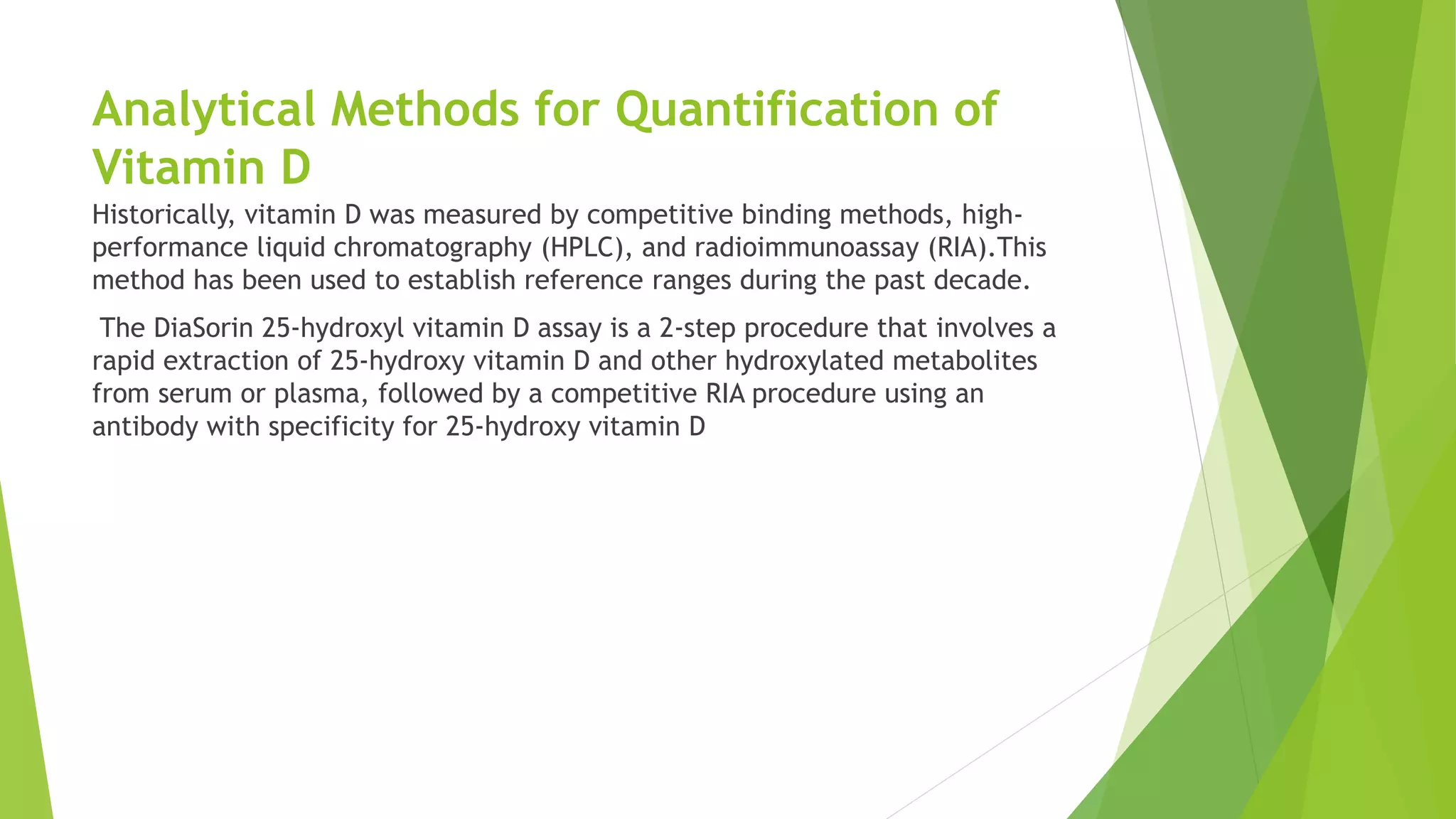 Vitamin d3, methods_of_measurement_and_it's_correlation_with_diabetes ...